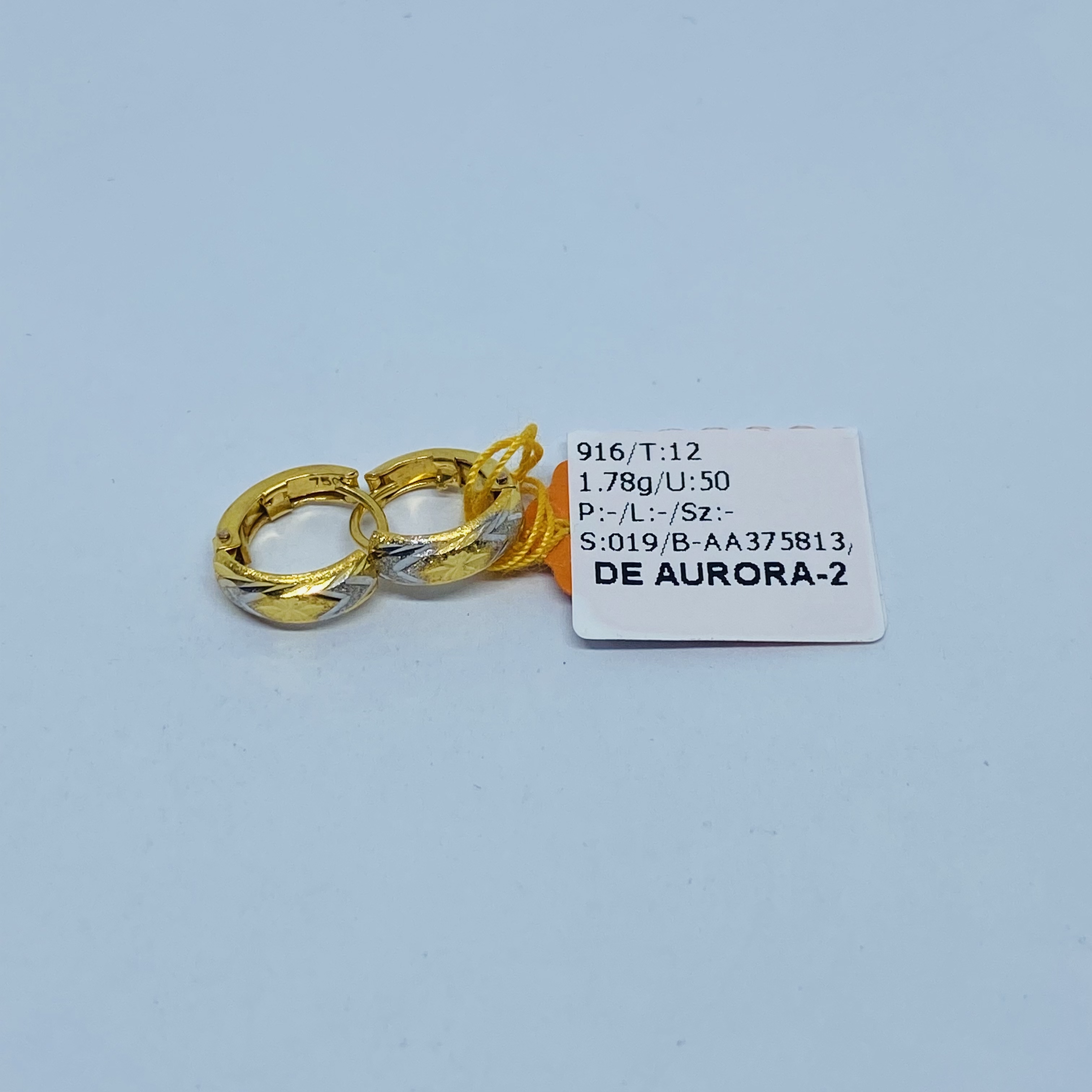 KEDAI EMAS DEAURORA JEWELS 2025 - Senarai Barang Kemas