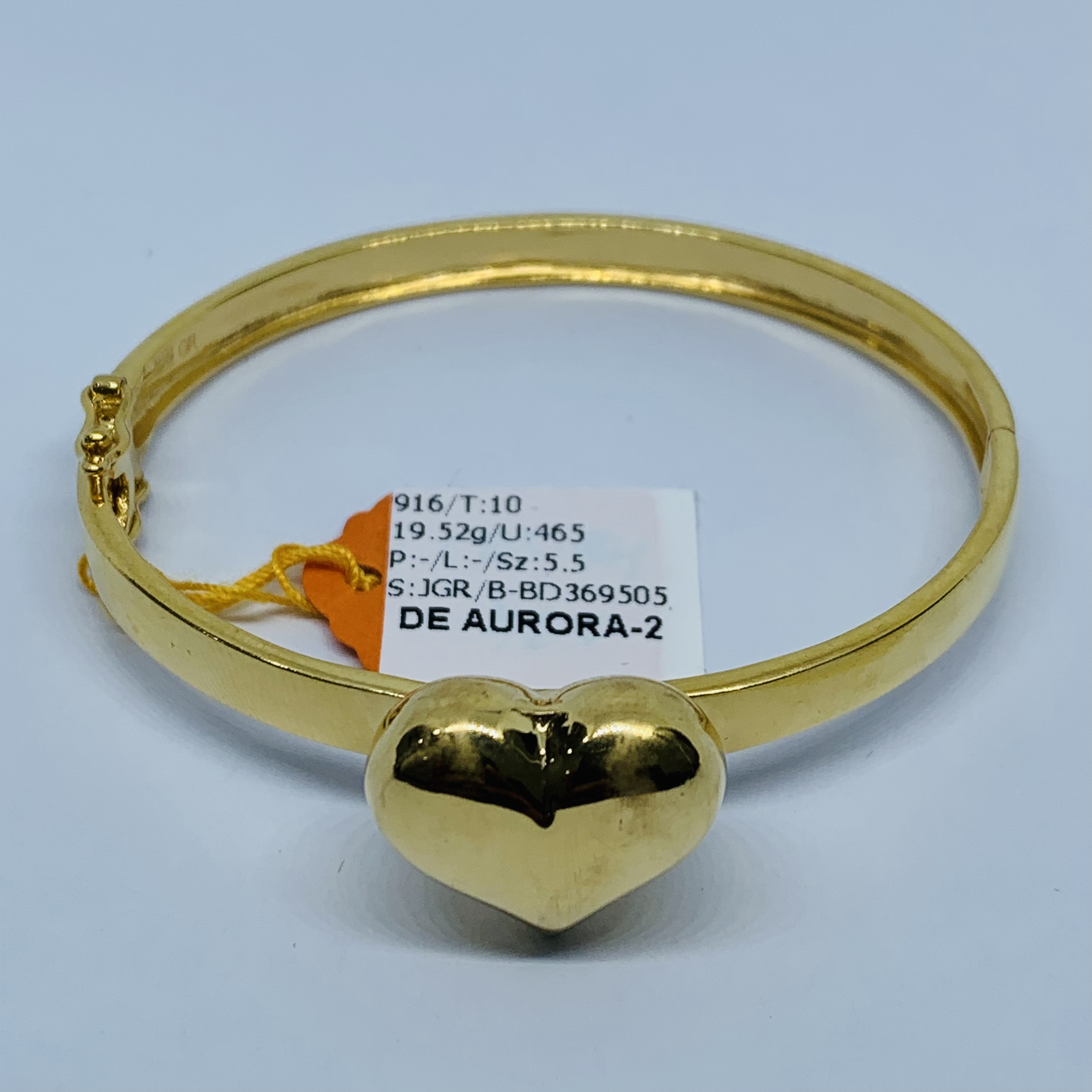 KEDAI EMAS DEAURORA JEWELS 2026 - Barang Kemas Bangle 916