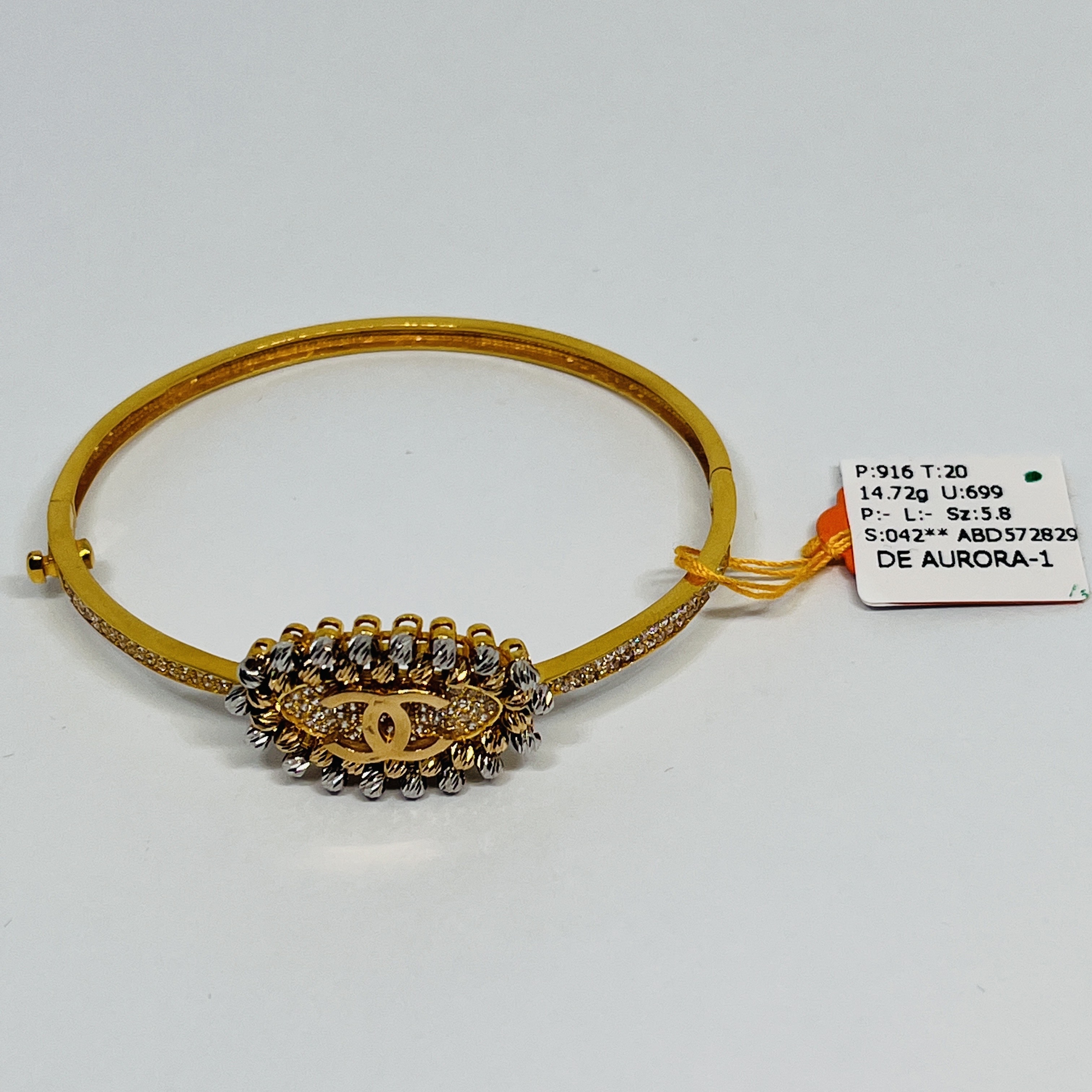 KEDAI EMAS DEAURORA JEWELS 2026 - Barang Kemas Bangle 916