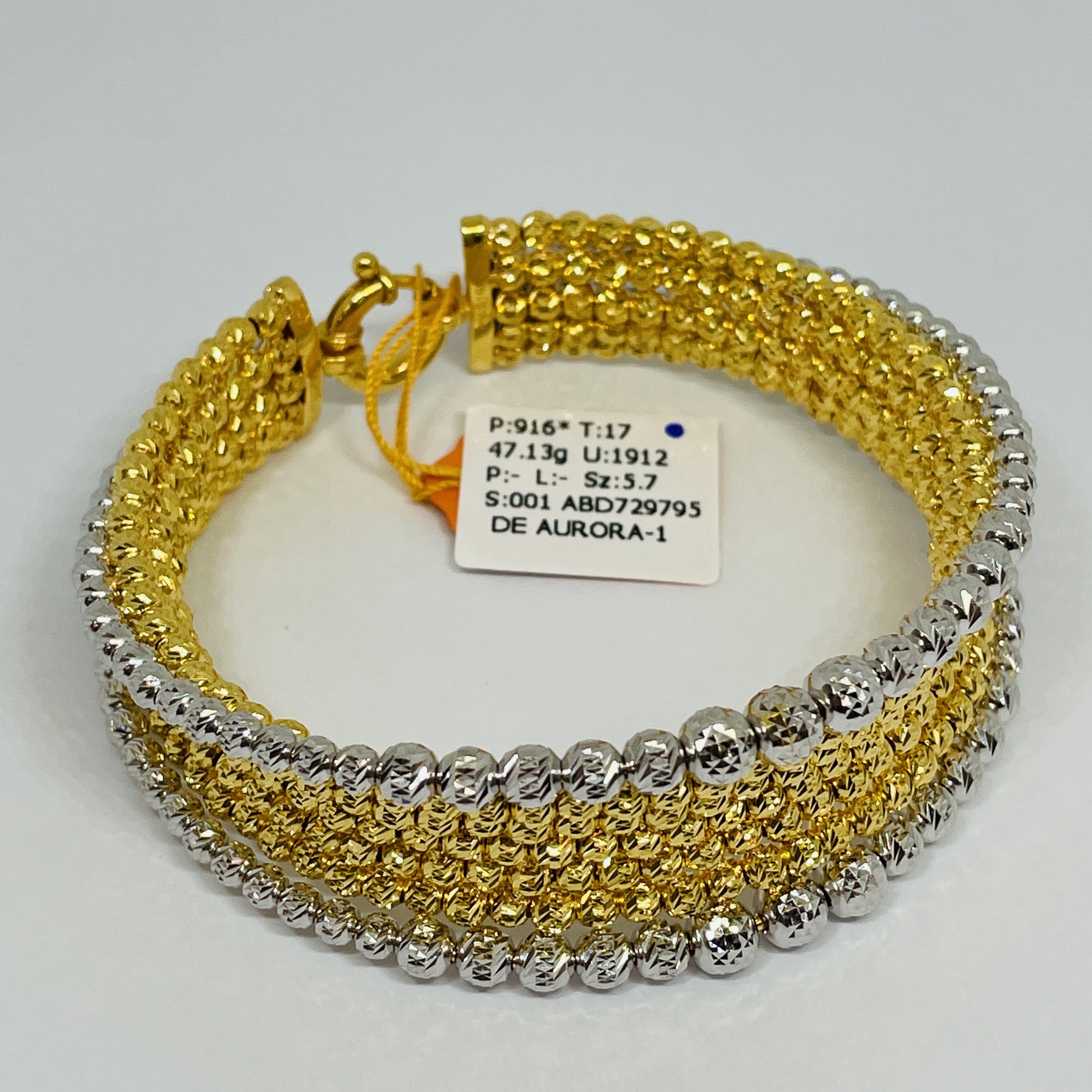 KEDAI EMAS DEAURORA JEWELS 2026 - Barang Kemas Bangle 916