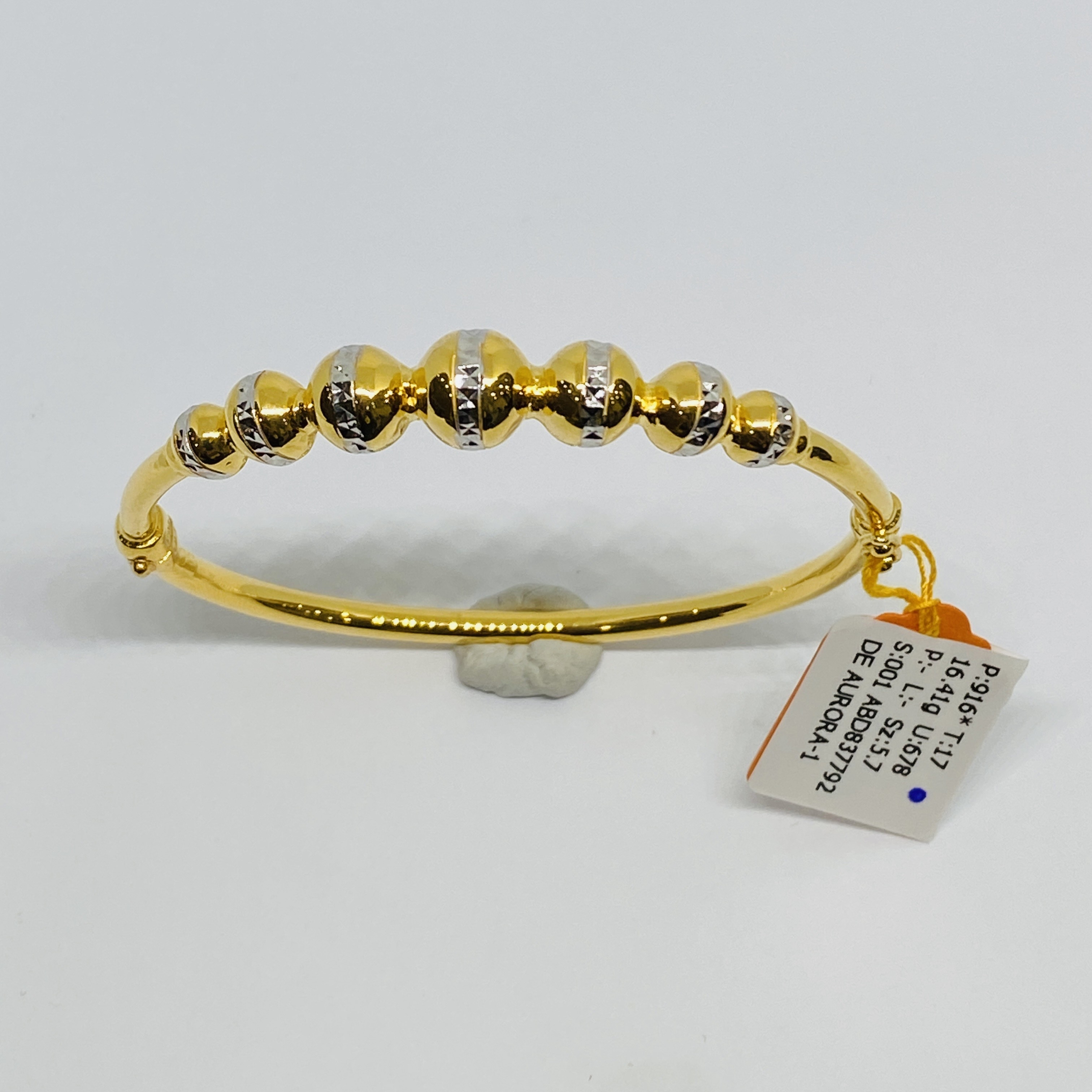 KEDAI EMAS DEAURORA JEWELS 2026 - Barang Kemas Bangle 916