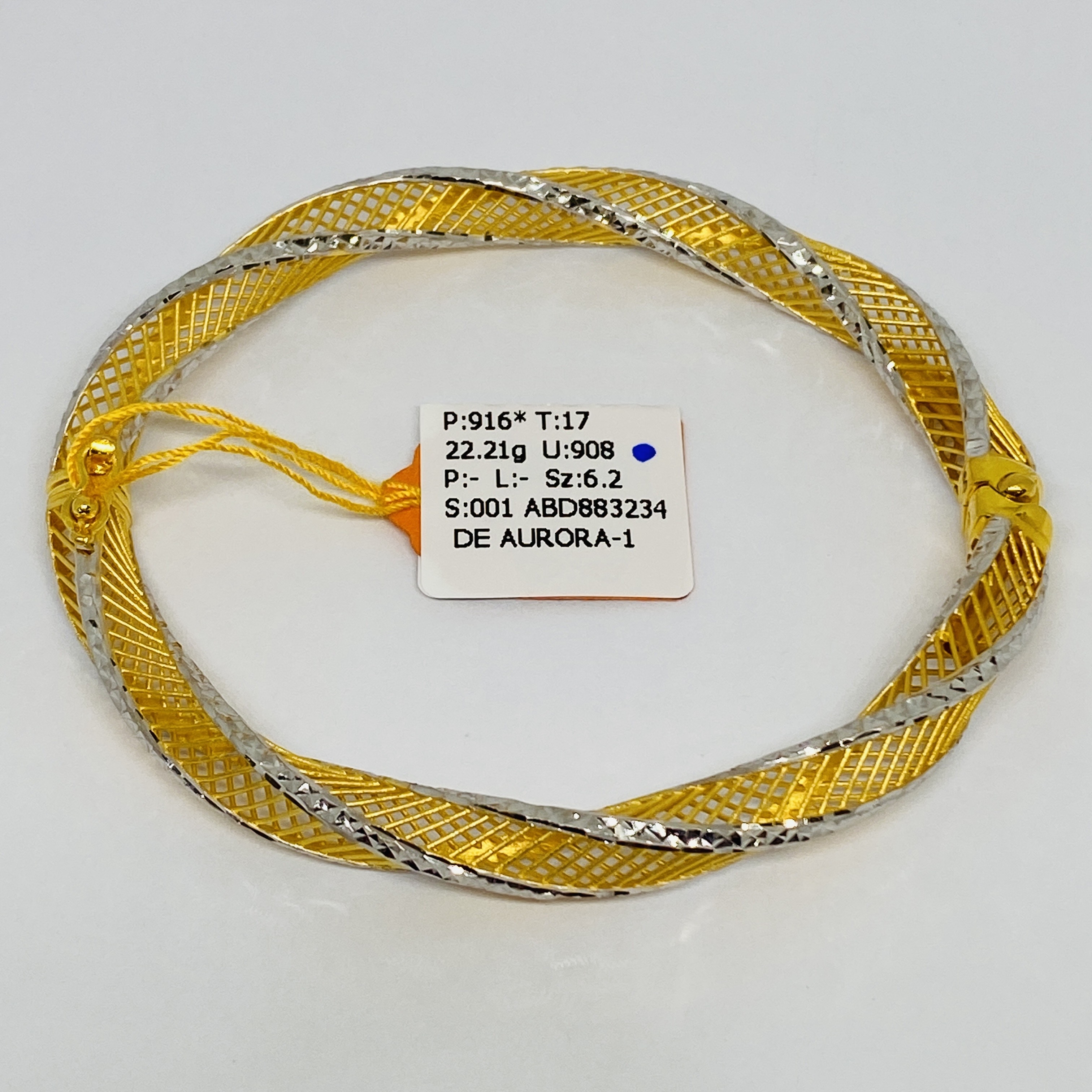 KEDAI EMAS DEAURORA JEWELS 2026 - Barang Kemas Bangle 916