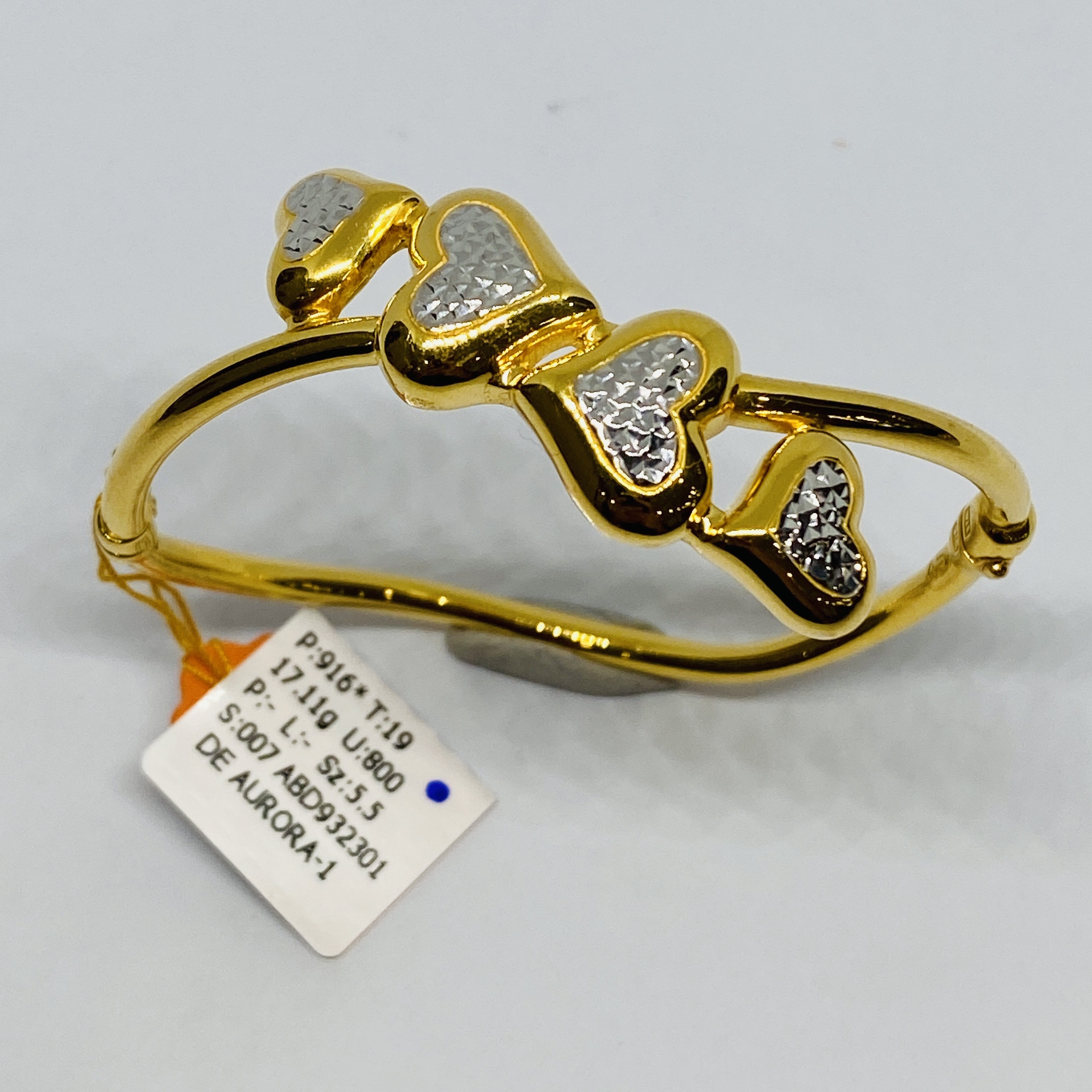 KEDAI EMAS DEAURORA JEWELS 2026 - Barang Kemas Bangle 916