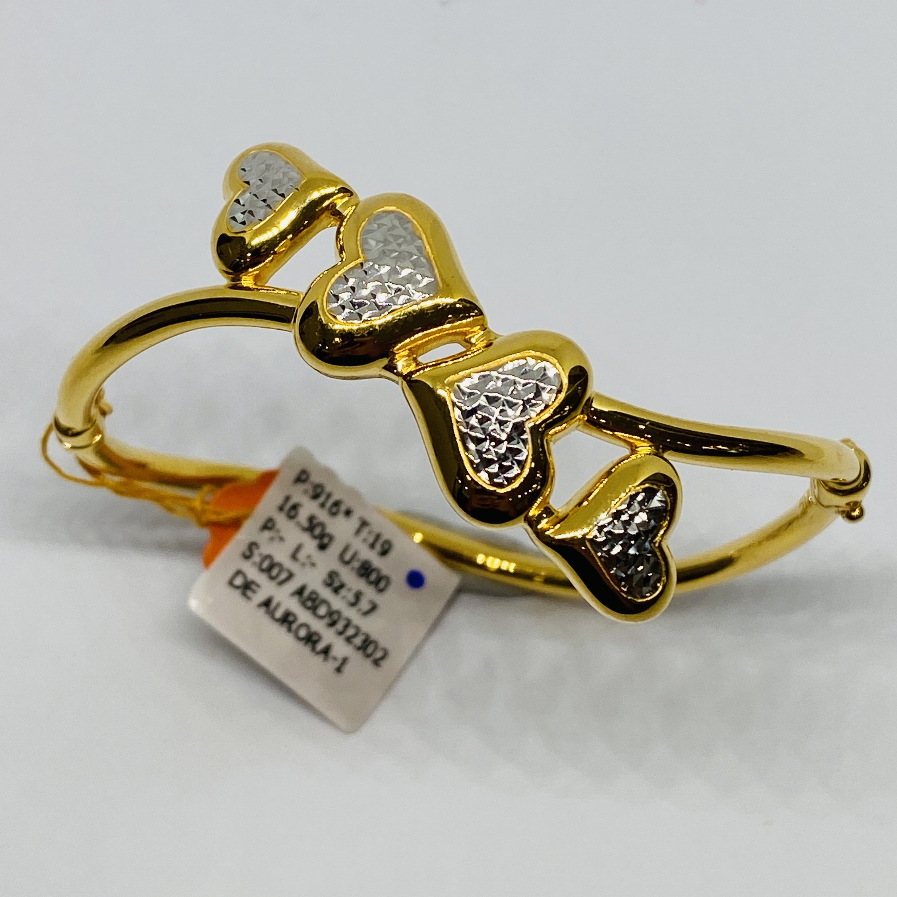 KEDAI EMAS DEAURORA JEWELS 2026 - Barang Kemas Bangle 916
