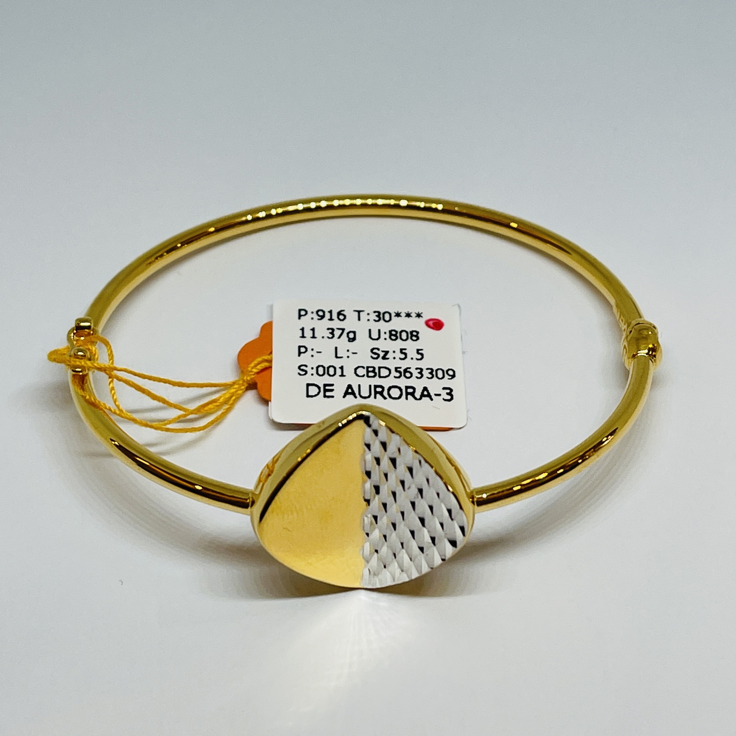 KEDAI EMAS DEAURORA JEWELS 2026 - Barang Kemas Bangle 916