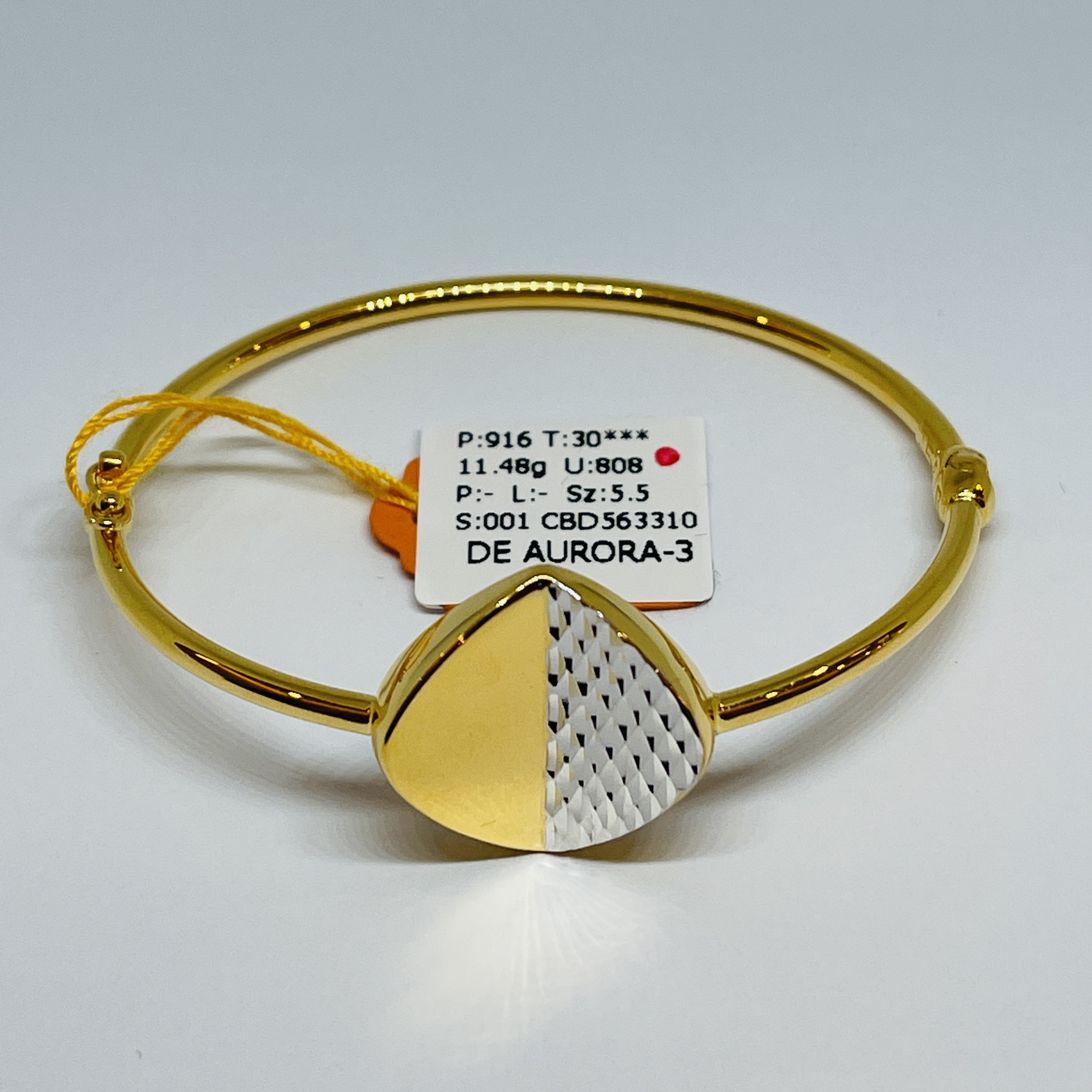 KEDAI EMAS DEAURORA JEWELS 2026 - Barang Kemas Bangle 916