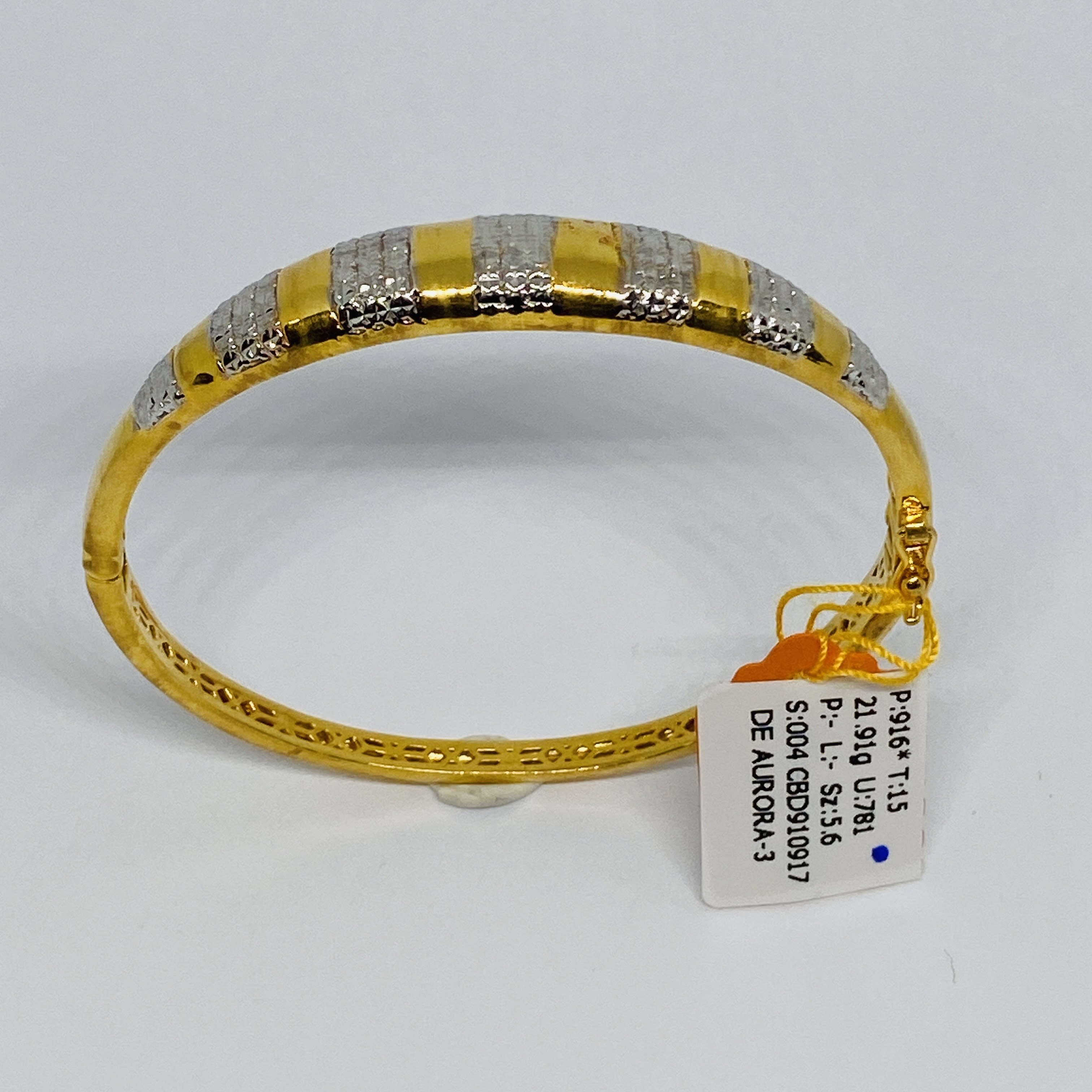 KEDAI EMAS DEAURORA JEWELS 2026 - Barang Kemas Bangle 916