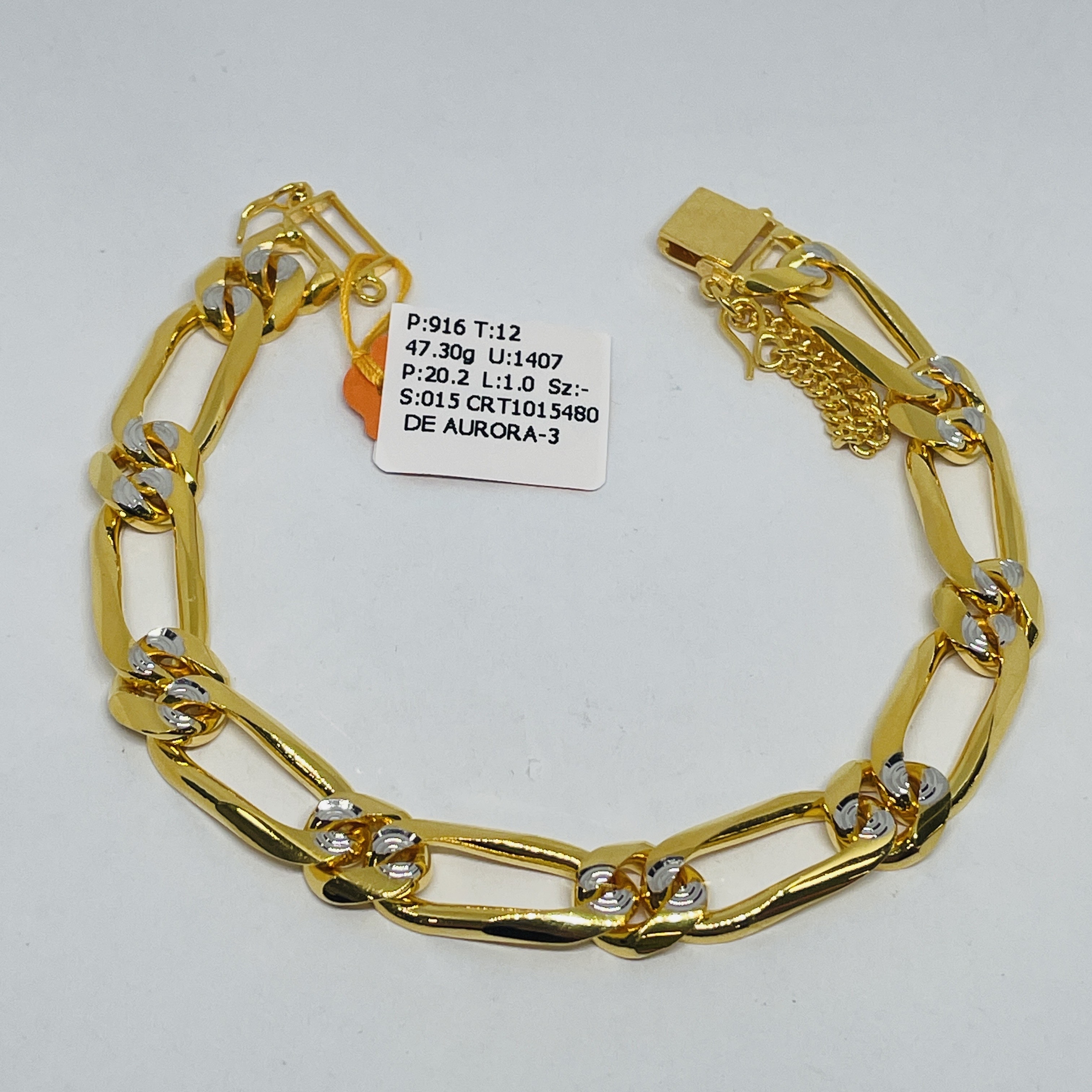 KEDAI EMAS DEAURORA JEWELS 2026 - Barang Kemas Rantai Tangan 916